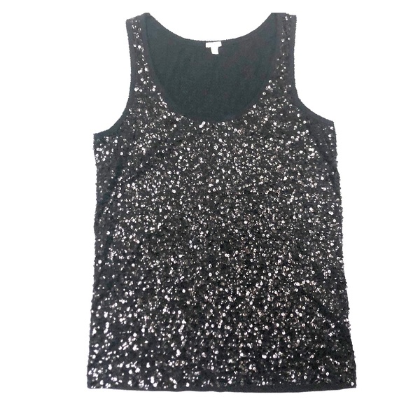 J Crew Sequin Top